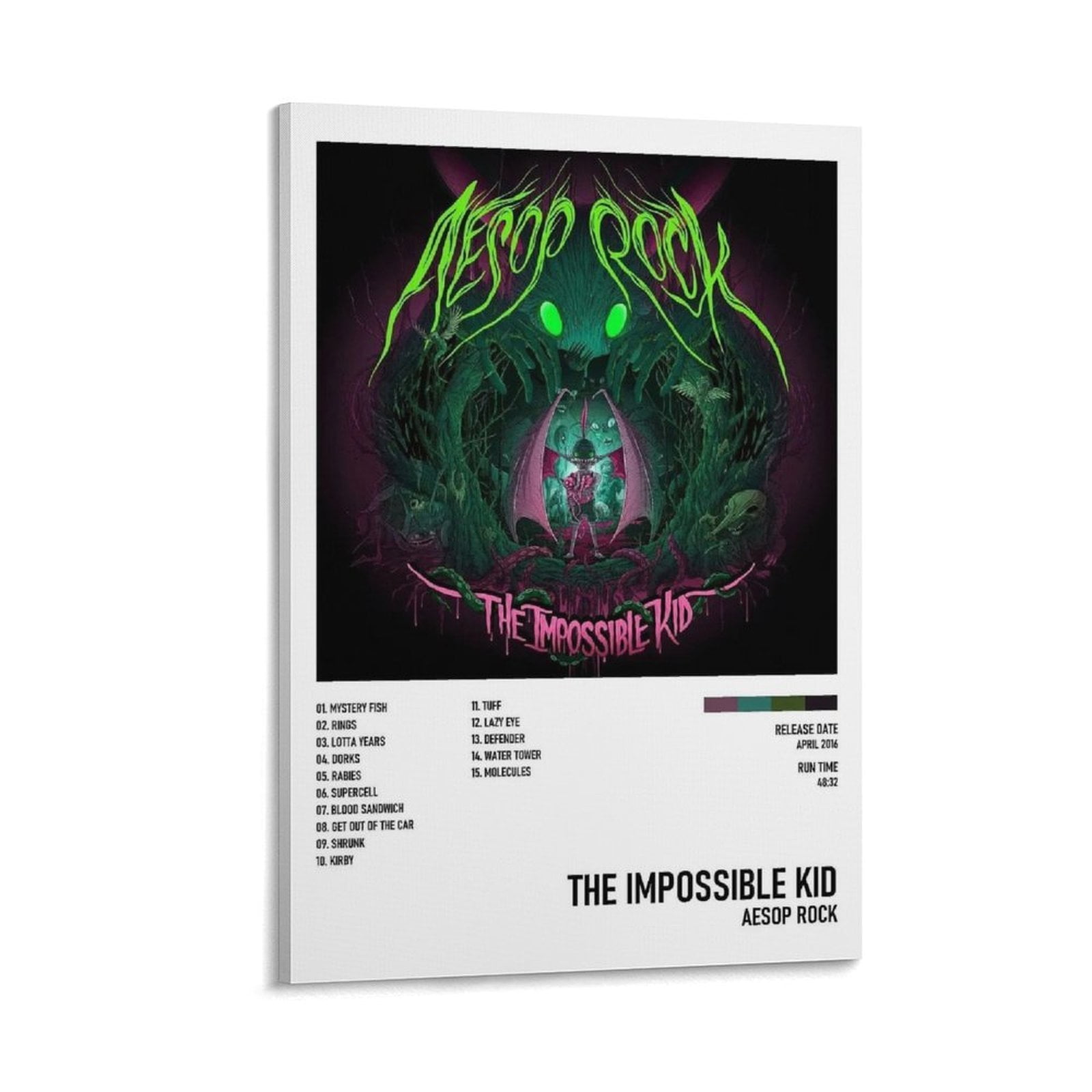 The Impossible Kid Aesop Rock Posters Wall Art Painting Canvas Gift ...