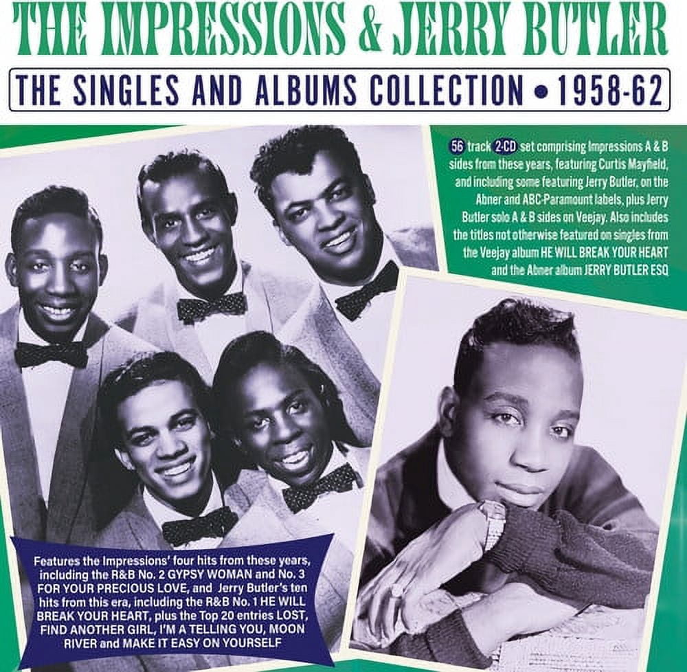 The Impressions & Jerry Butler - The Singles And Albums Collection 1958 ...
