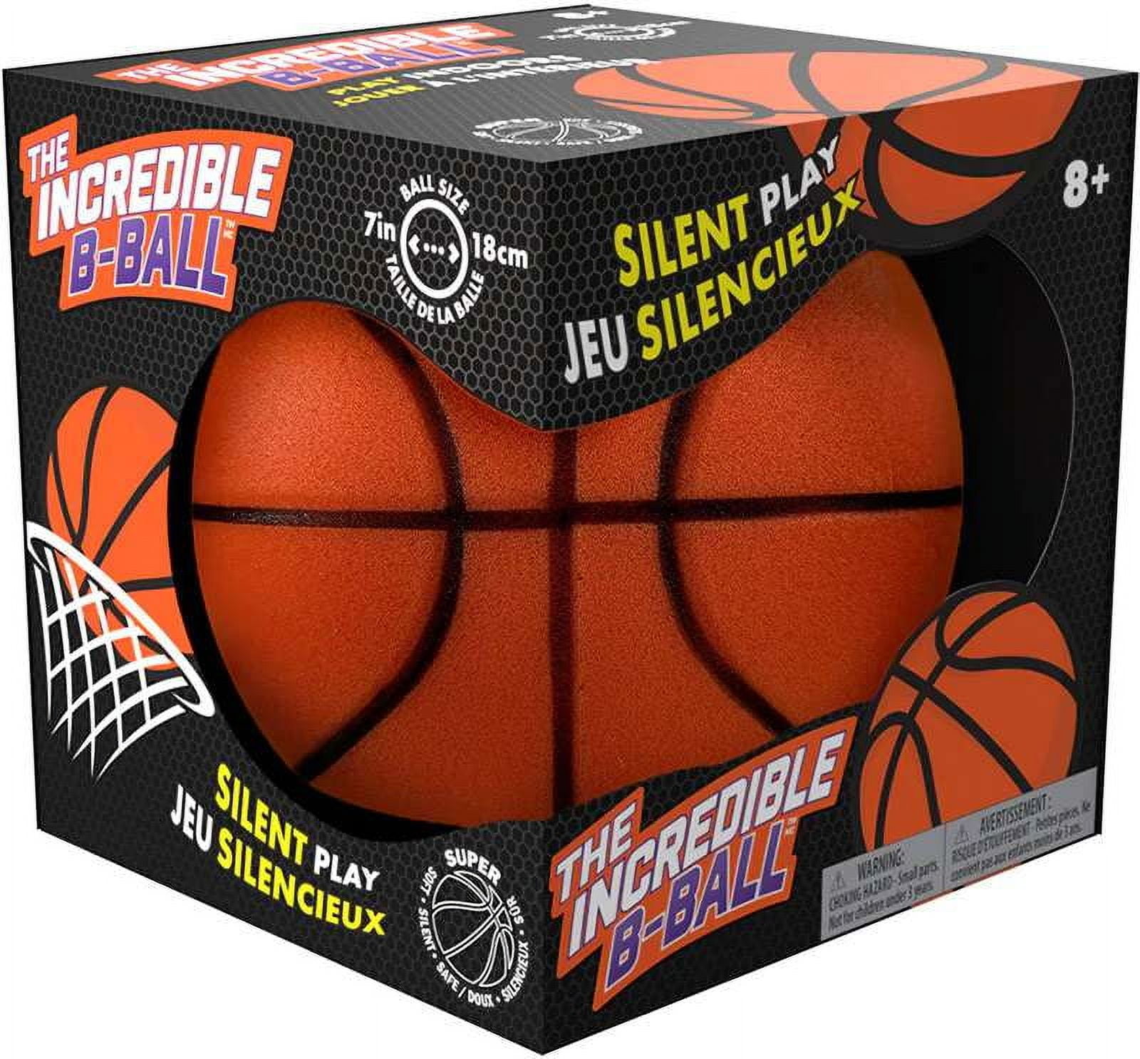 Kids Play Toy: The Incredible B-Ball Foam Ball - Silent, Soft Dribbling ...