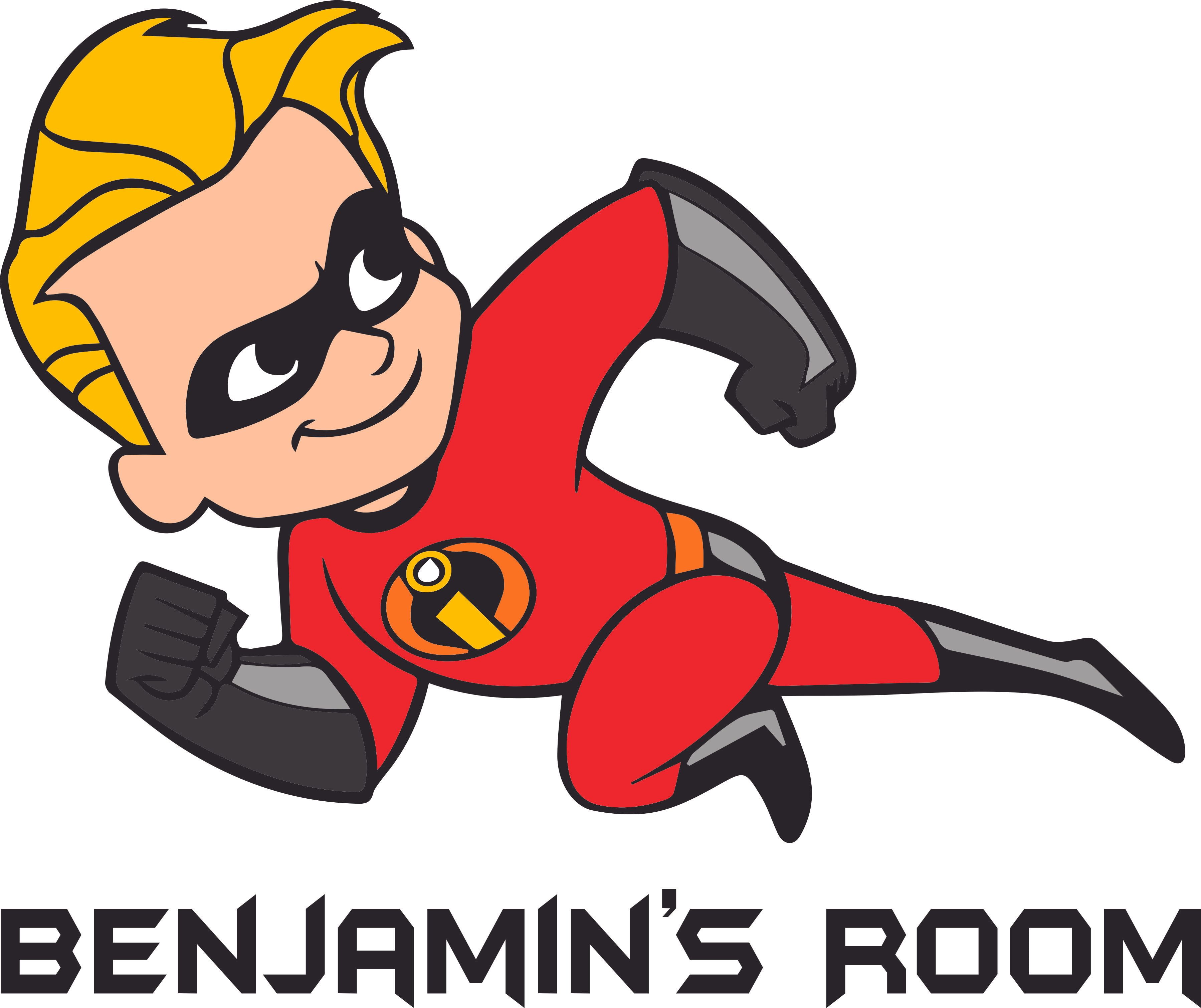 The Incredible Dash Parr Cartoon Customized Wall Decal - Custom Vinyl ...