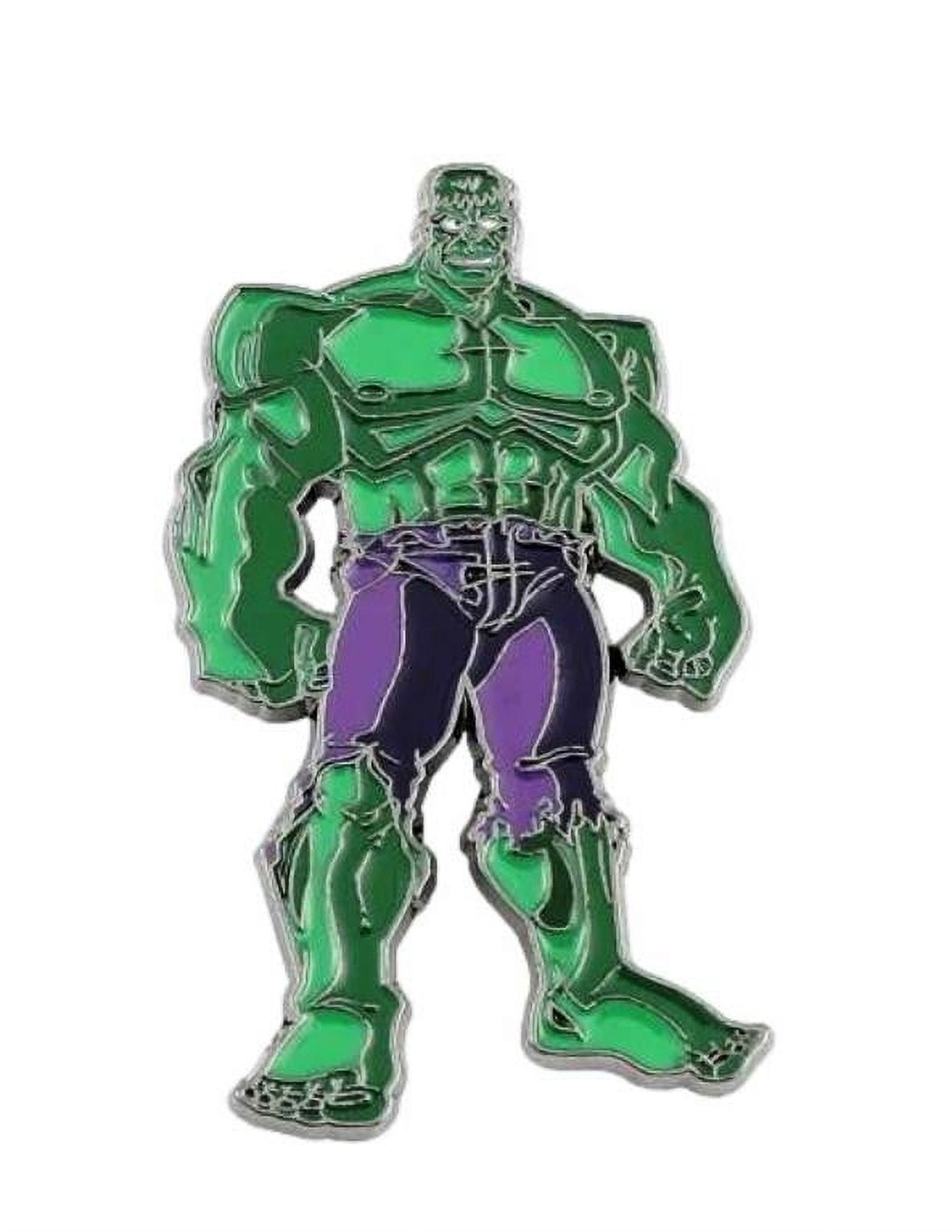 The Incredible Hulk 2 Inch Tall Enamel Metal Pin - Walmart.com