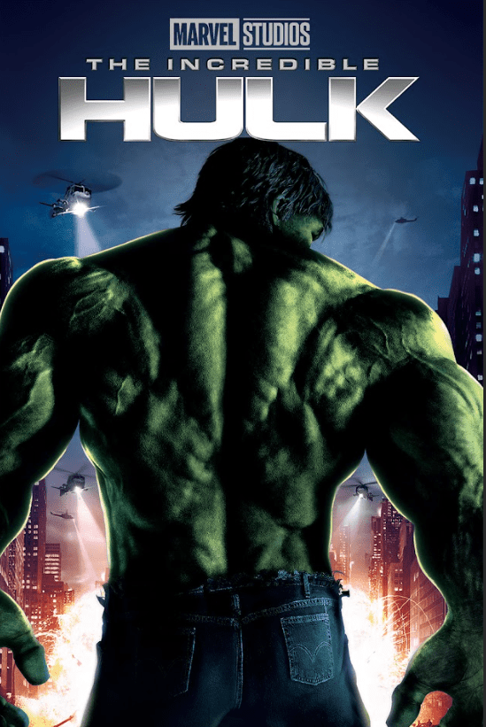 The Incredible Hulk (2008) 24x36 Movie Poster, Marvel Superhero Film ...