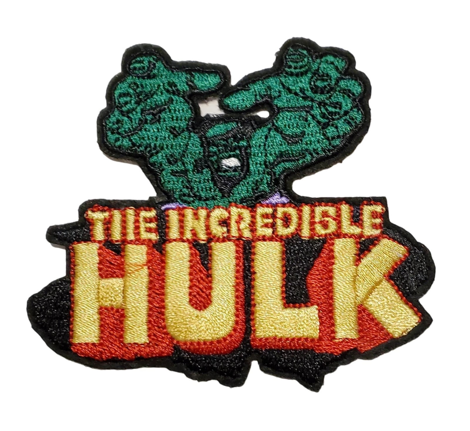 The Incredible Hulk And Name 3 Inches Tall Embroidered Iron On Patch ...