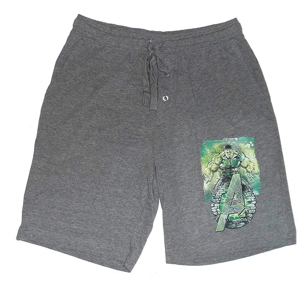 The Incredible Hulk Gamma Avengers Adult Men Gray Boxer Shorts Long ...