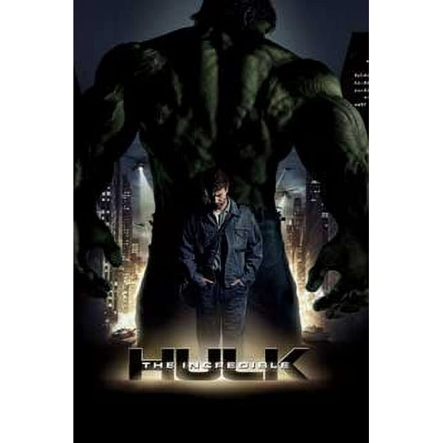 The Incredible Hulk Movie Poster Amazing Collage New 24x36 - Walmart.com
