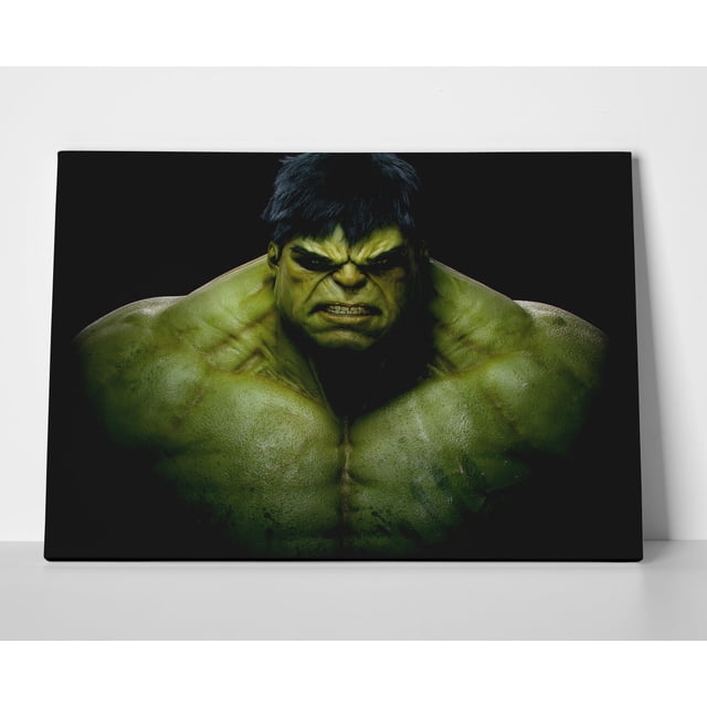 The Incredible Hulk Poster or Wrapped Canvas - Walmart.com