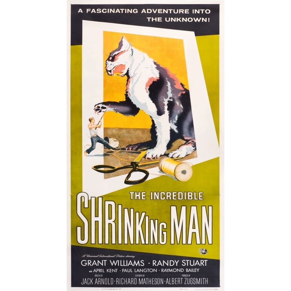 The Incredible Shrinking Man Us Poster Art 1957. Movie Poster ...