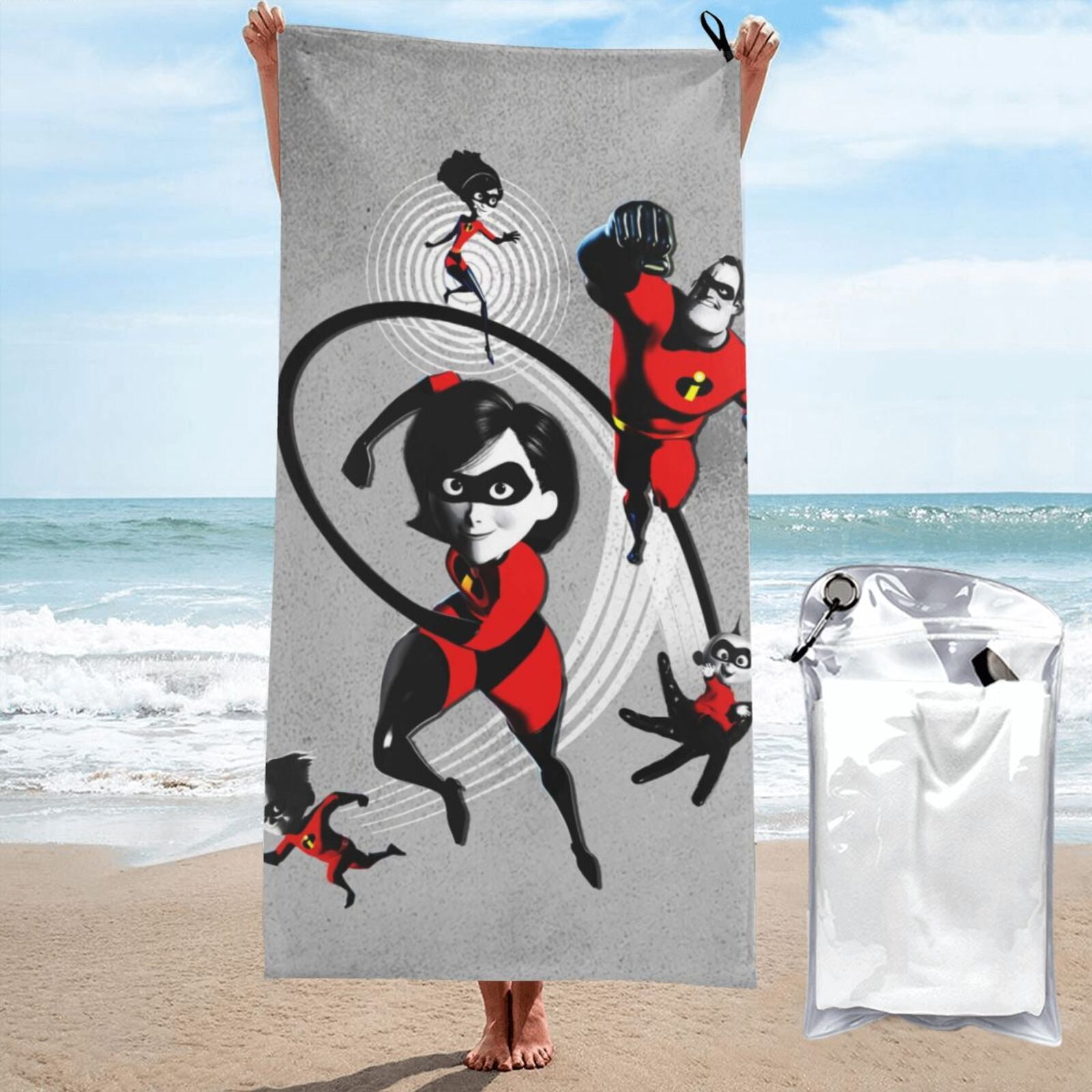 The Incredibles Anime Towels, Absorbent Quick Drying Luxury Beach ...