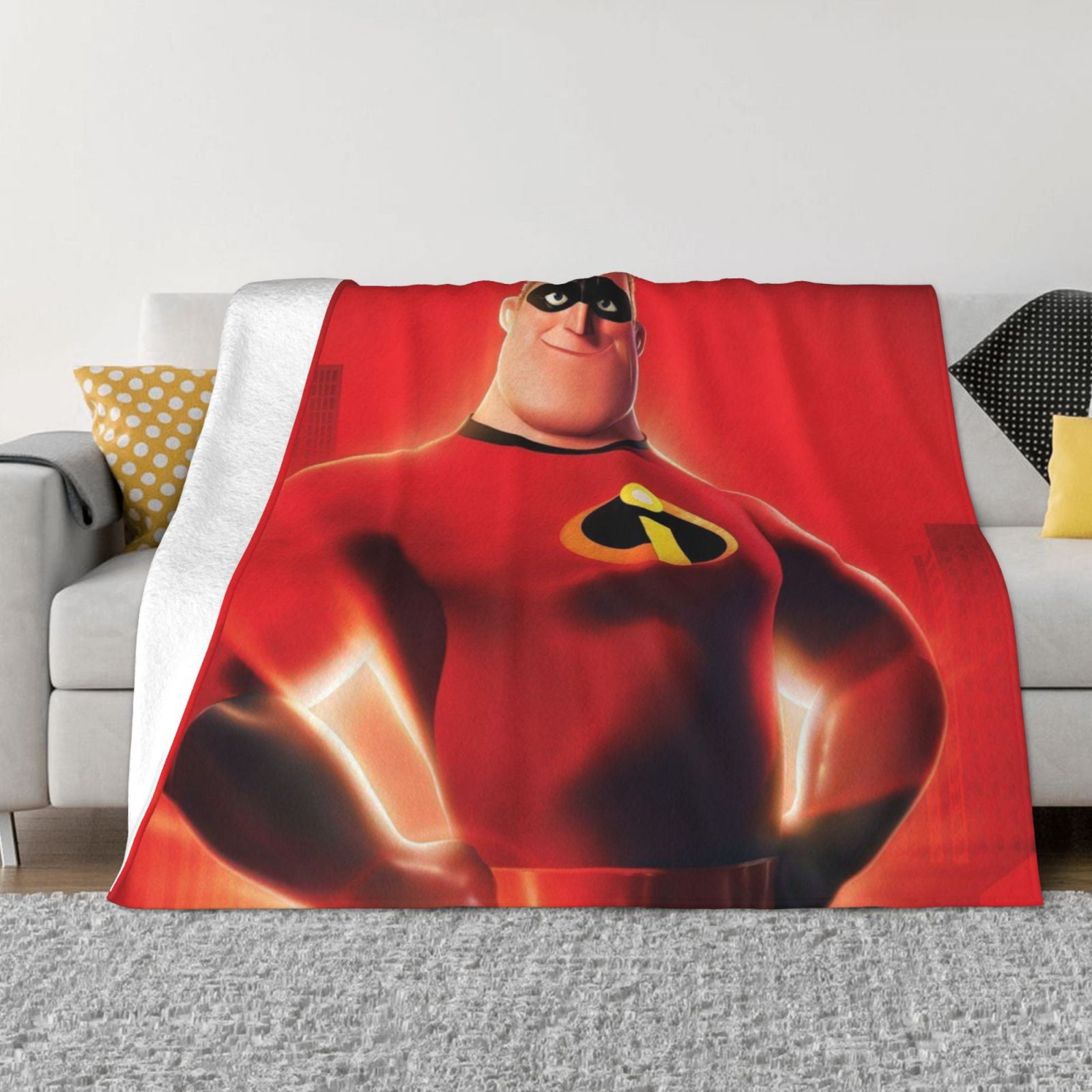 The Incredibles Fleece Throw Blanket For Couch Or Bed - Plush Cozy ...