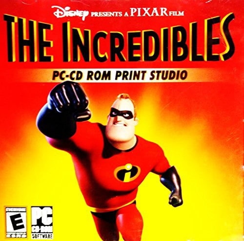 The Incredibles PC-CD ROM Print Studio (CD-ROM) by Disney Interactive ...