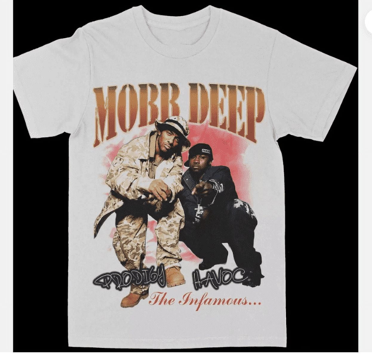 The Infamous MOBB DEEP Band Shirt White Mens Unisex - Walmart.com