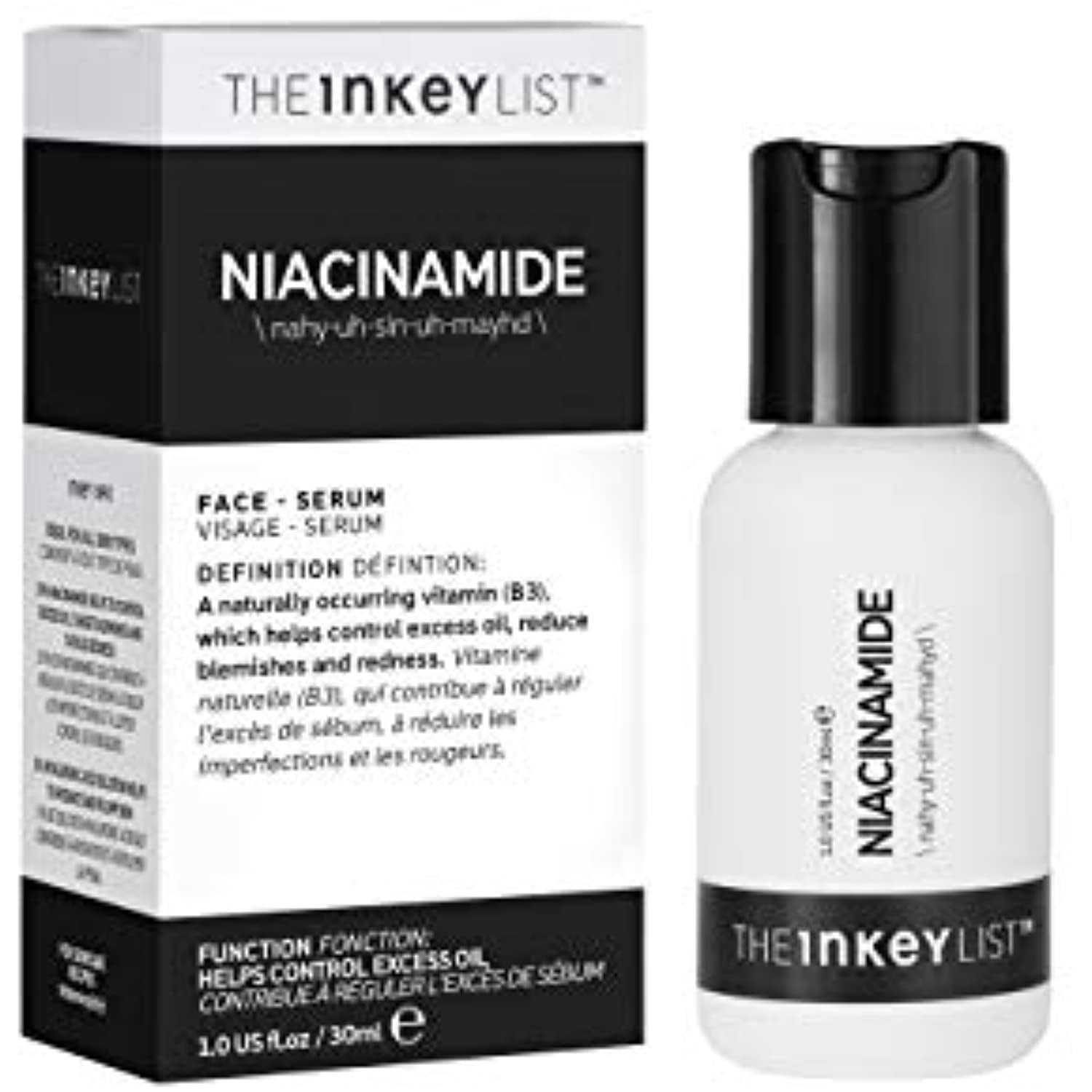 The Inkey List Niacinamide, Acne & Redness Clearing, 30 ml - Walmart.com