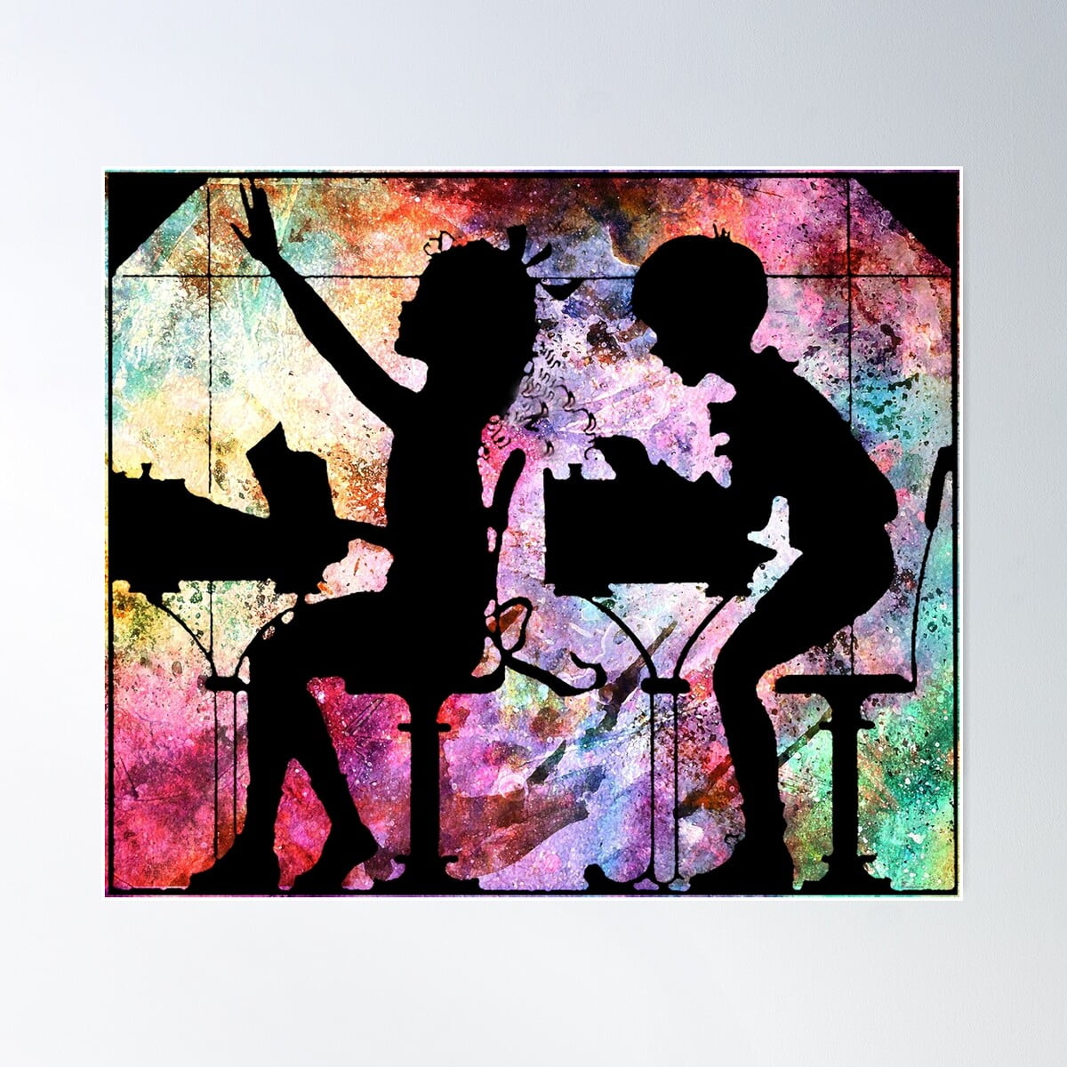 The Inkwell Dip Poster Wall Art, Modern Wall Decor For Living Room ...