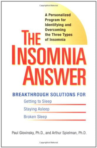 Pre-Owned The Insomnia Answer : A Personalized Program for Identifying ...