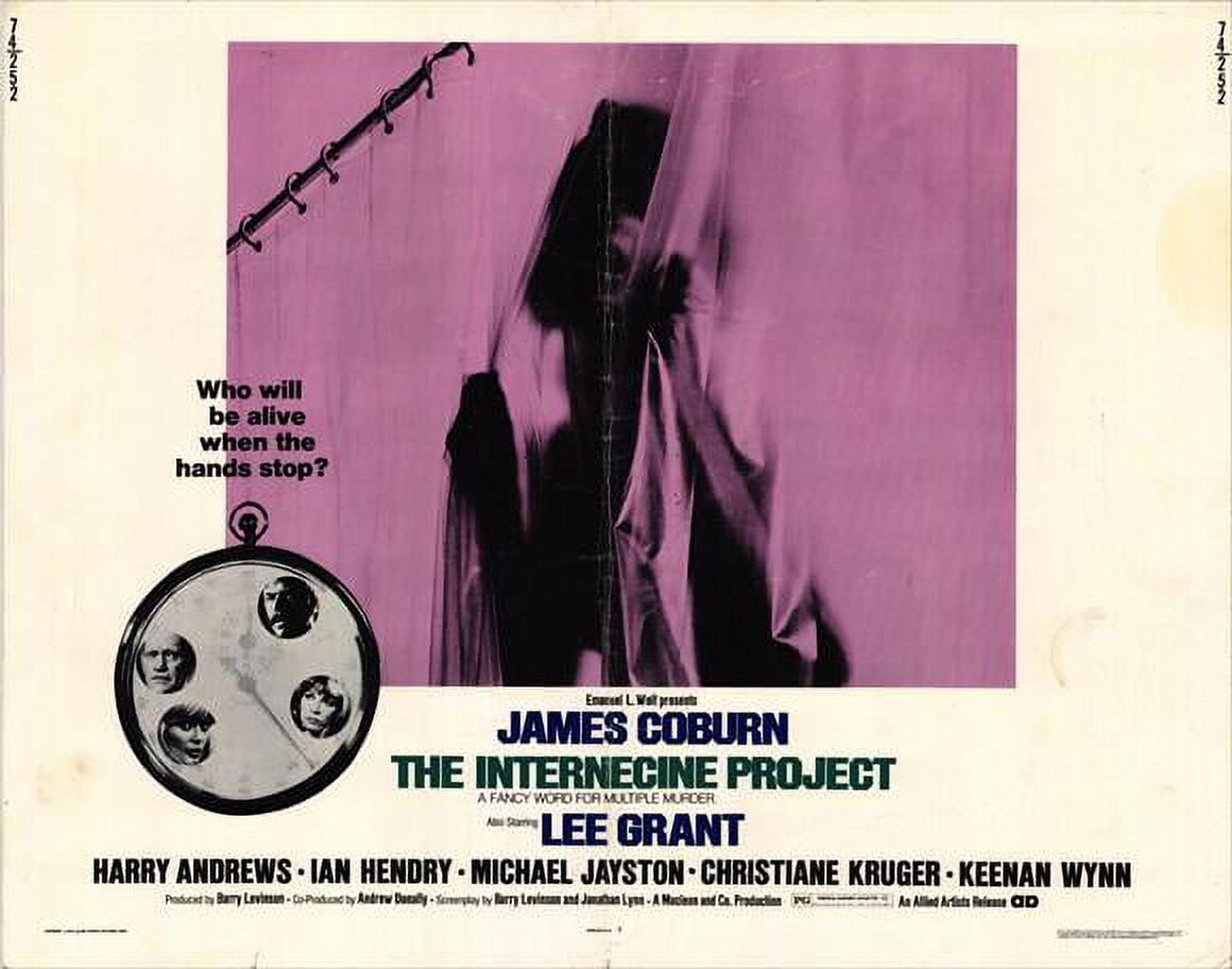 The Internecine Project - movie POSTER (Style A) (11" x 14") (1974 ...