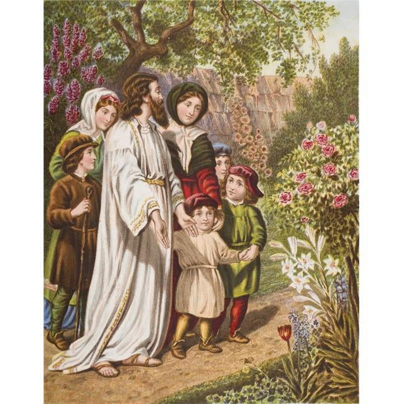The Interpreter And The Pilgrims In The Garden From The Book The ...