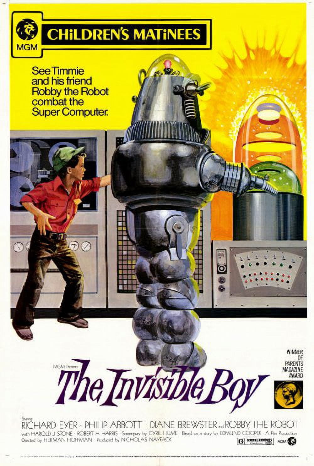 The Invisible Boy - movie POSTER (Style A) (27" x 40") (1973) - Walmart.com