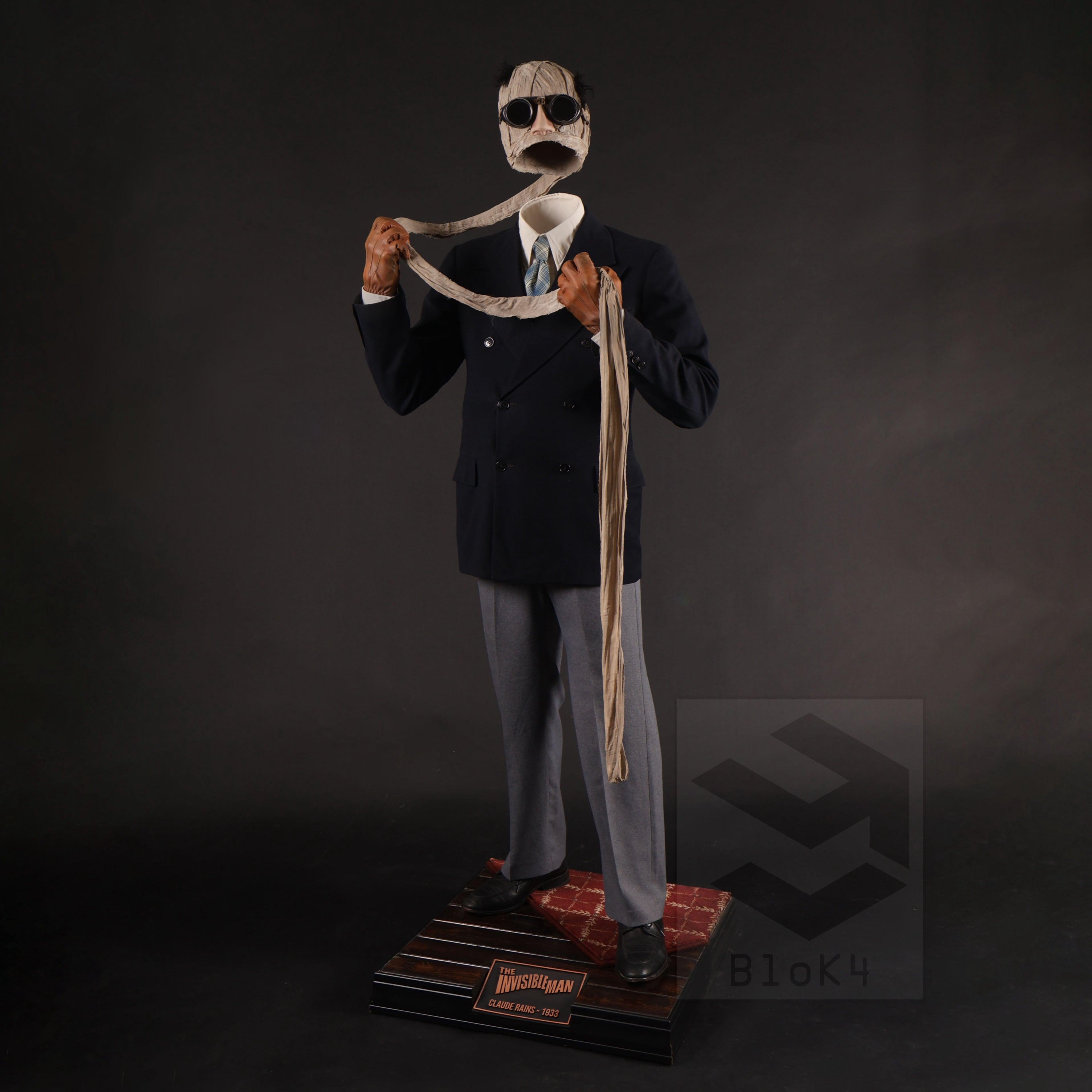 The Invisible Man 1933 (Claude Rains) Life Size Statue 1:1 - Walmart.com