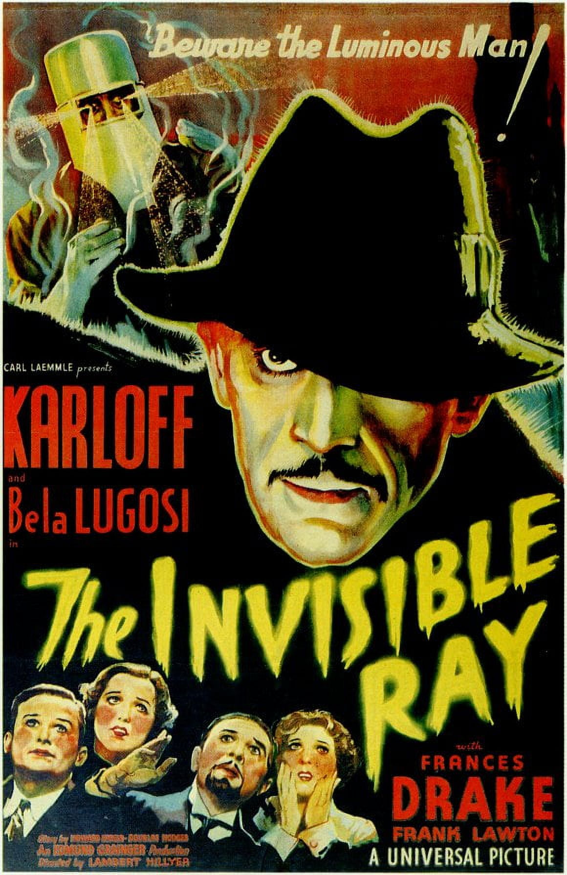 The Invisible Ray - movie POSTER (Style A) (11" x 17") (1936) - Walmart.com