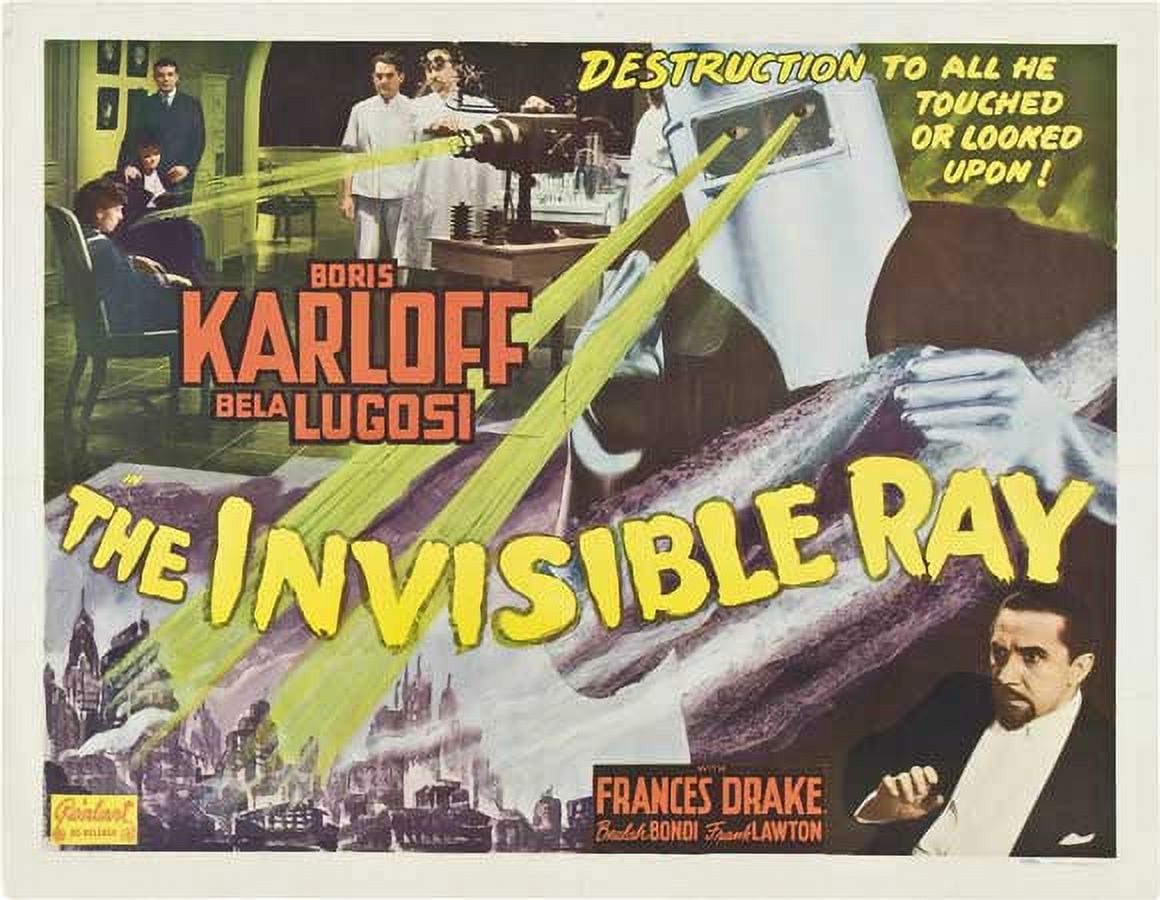 The Invisible Ray - movie POSTER (Style A) (30" x 40") (1936) - Walmart.com
