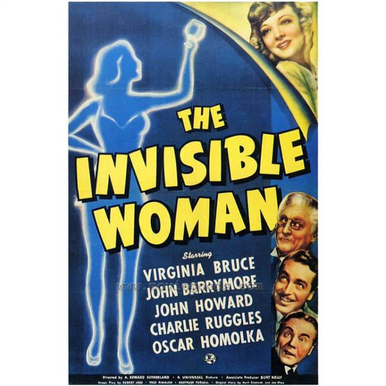 The Invisible Woman Movie Poster - 27 x 40 in. - Walmart.com