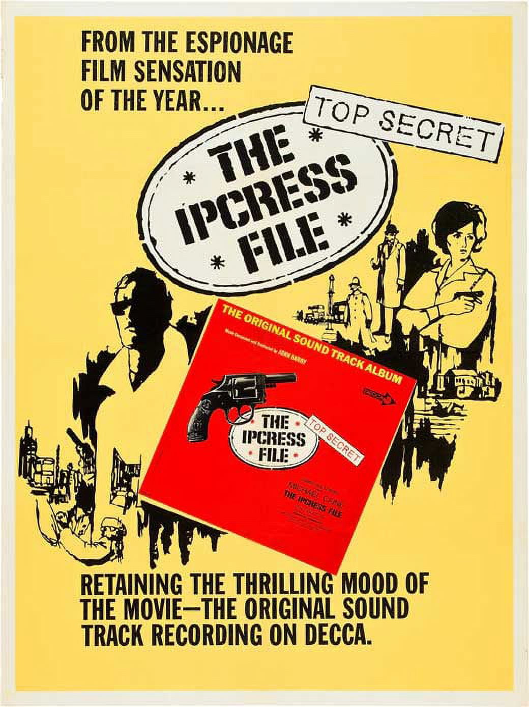 The Ipcress File - movie POSTER (Style D) (27" x 40") (1965) - Walmart.com