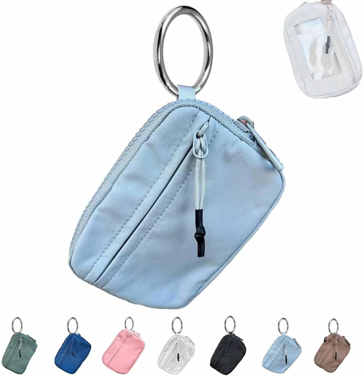 The Iris' Waterproof Wallet, Waterproof Nylon Keychain Wallet, Zip Card ...