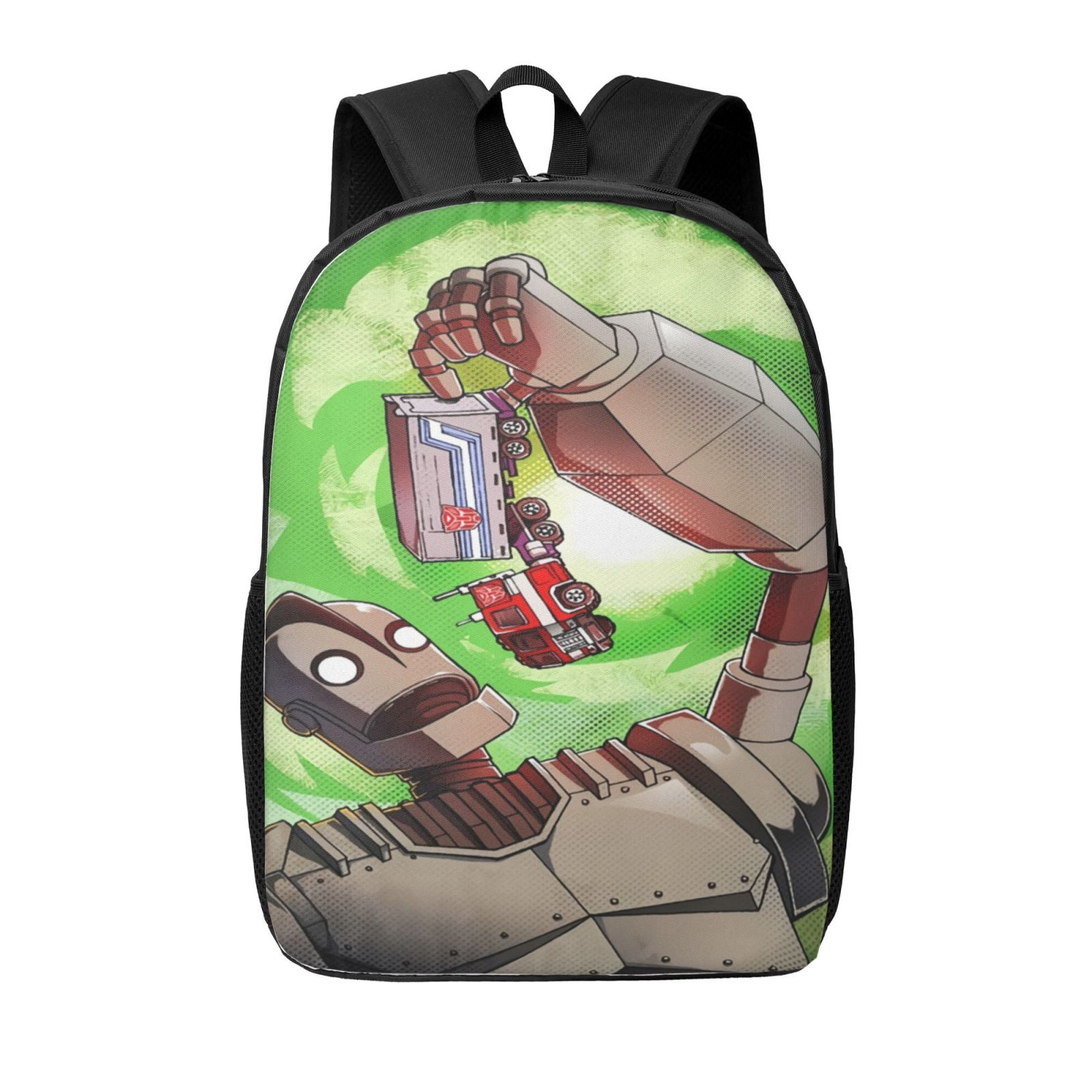 The Iron Giant Backpack 17in Large Cartoon Laptop Bag Casual Travel ...