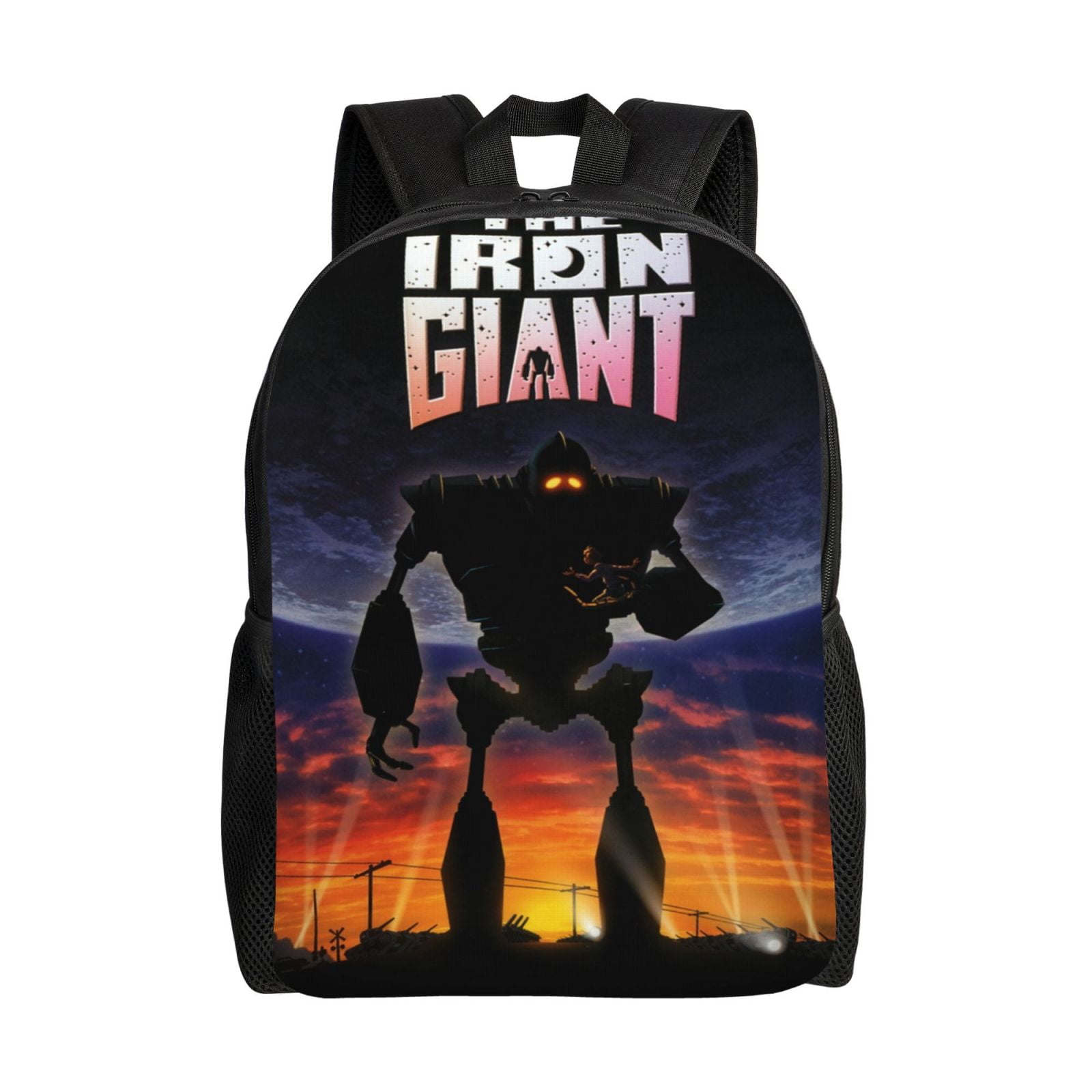The Iron Giant Backpack, 3D Printed Cartoon Laptop Bag Bookbag ...