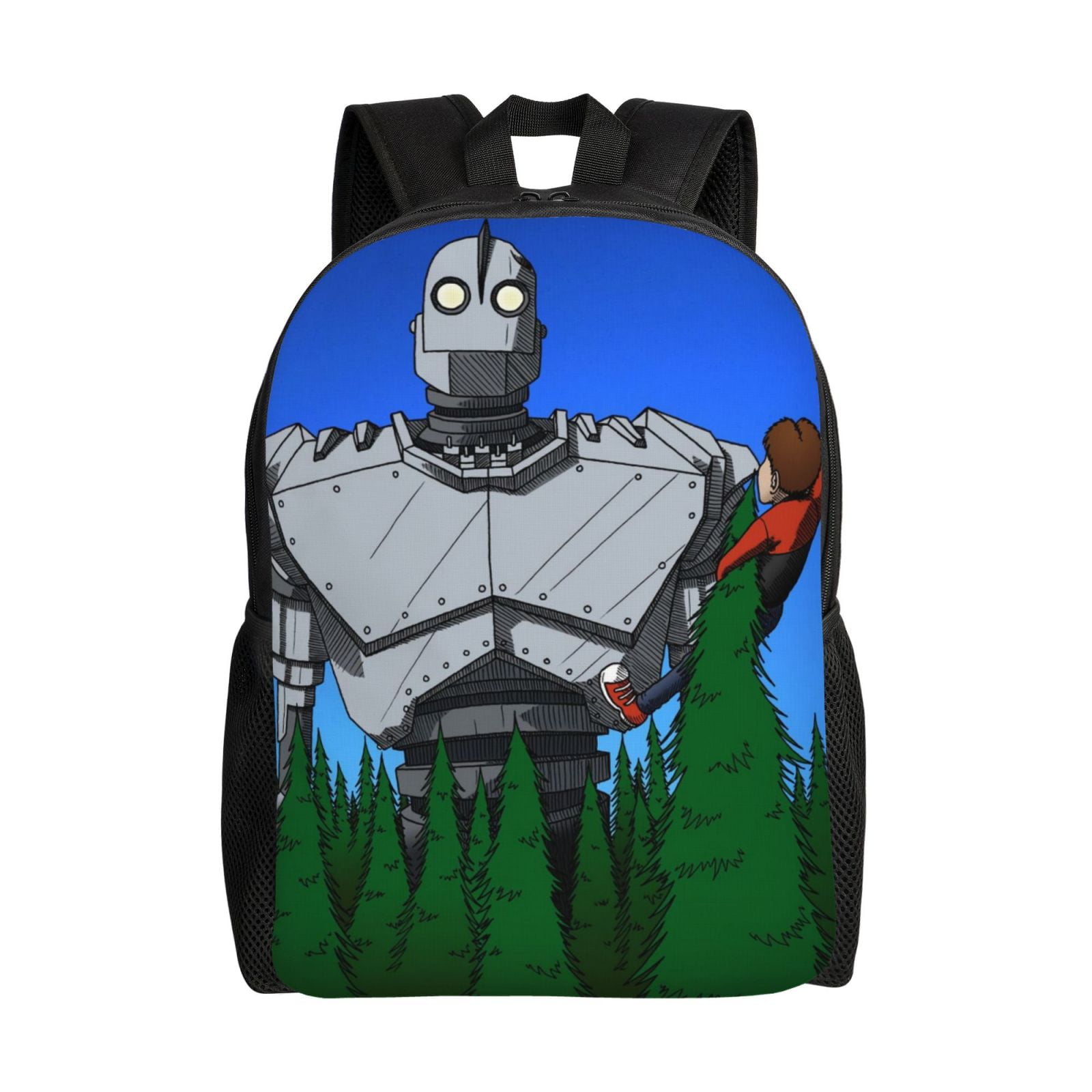 The Iron Giant Backpack, 3D Printed Cartoon Laptop Bag Bookbag ...