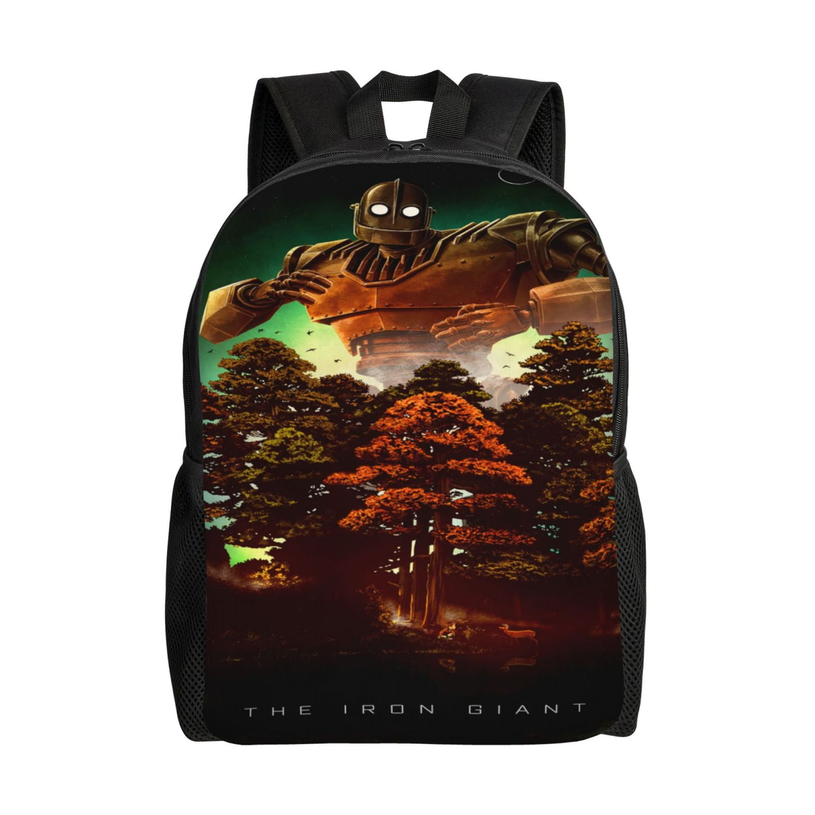 The Iron Giant Backpack, 3D Printed Cartoon Laptop Bag Bookbag ...