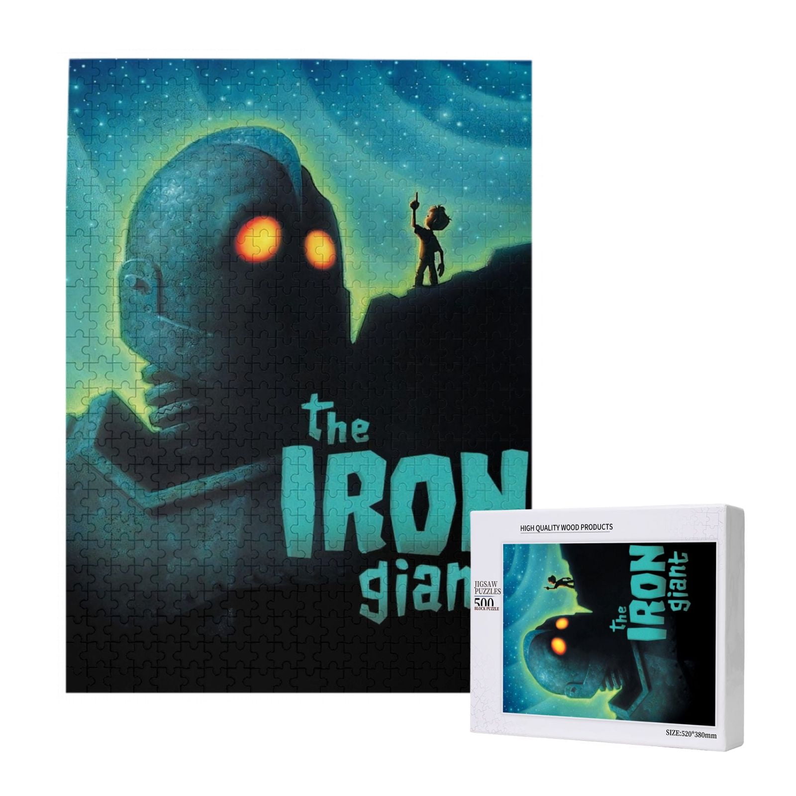 The Iron Giant Jigsaw Puzzle 300 500 1000 Piece Colorful Puzzles Gifts ...