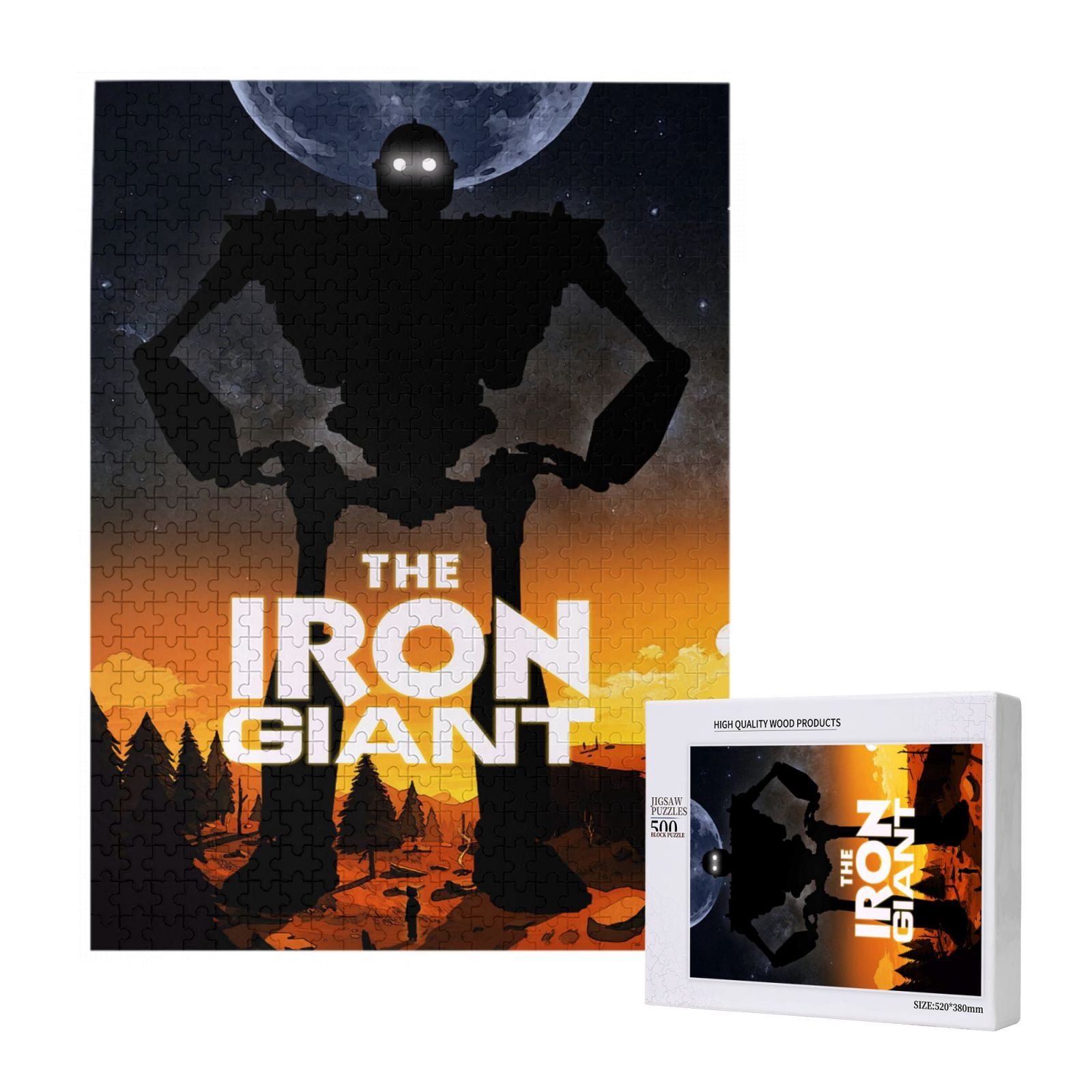 The Iron Giant Jigsaw Puzzle 300 500 1000 Piece Colorful Puzzles Gifts ...