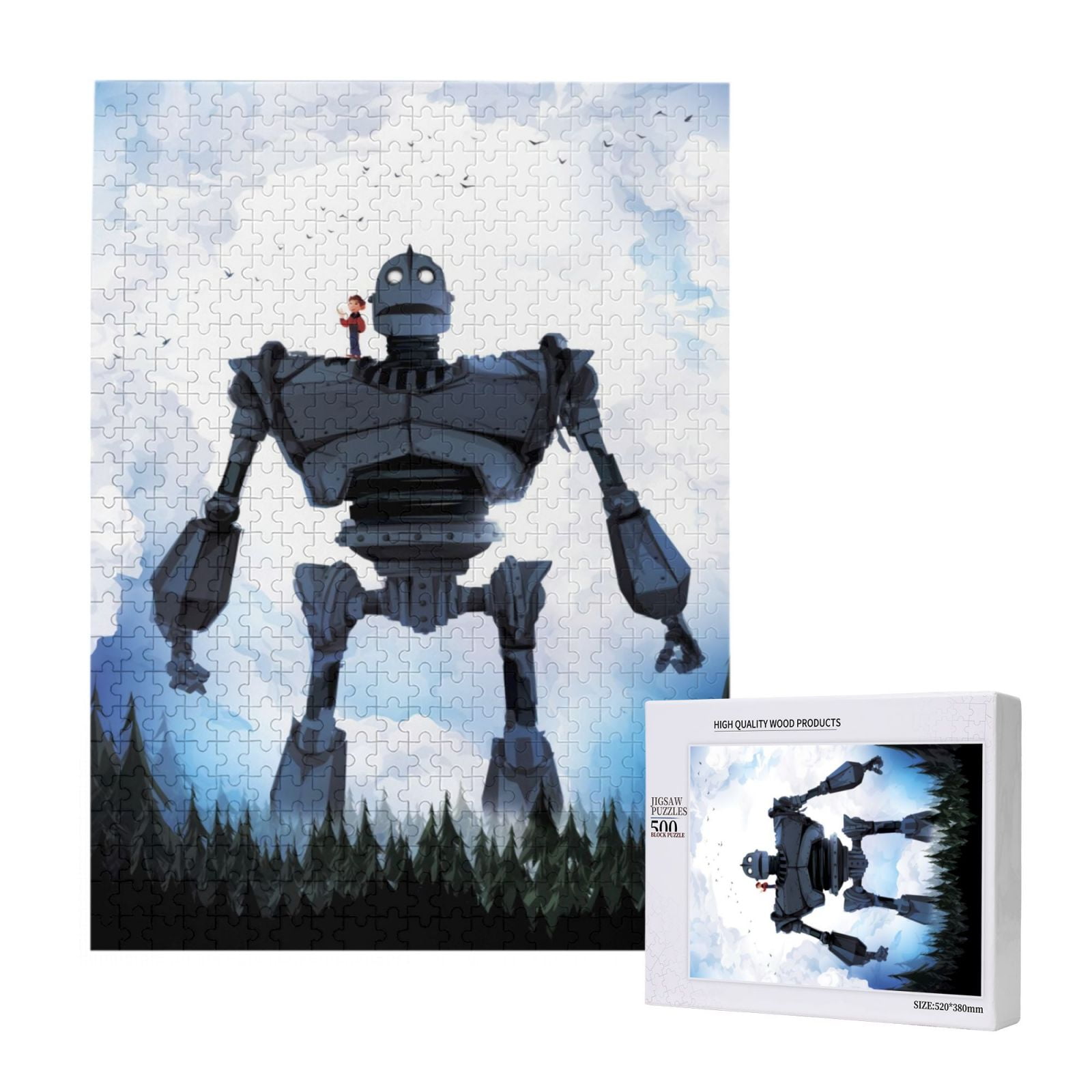 The Iron Giant Jigsaw Puzzle 300 500 1000 Piece Colorful Puzzles Gifts ...