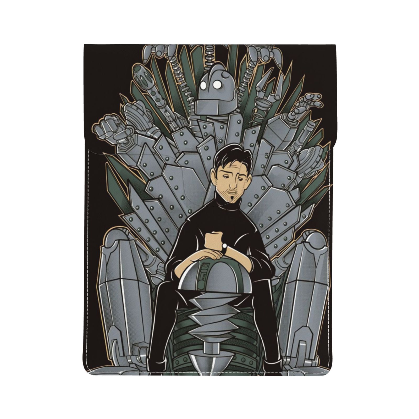 The Iron Giant Leather Laptop Sleeve Computer Case Notebook Cover -13 ...