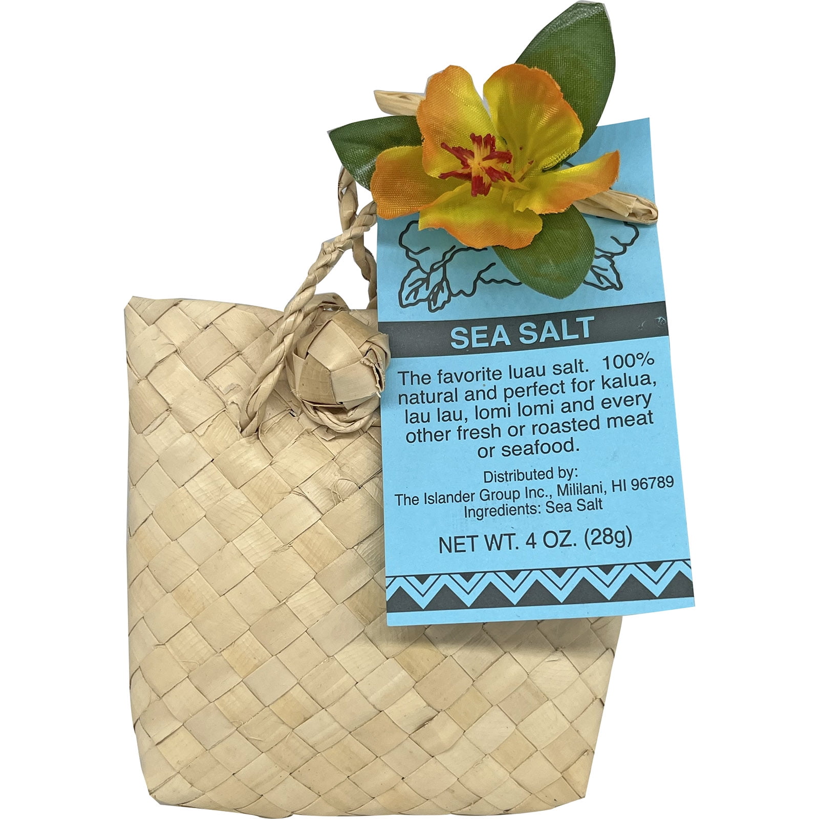 The Islander Group 100% Natural Hawaiian Sea Salt in a Lauhala Bag ...