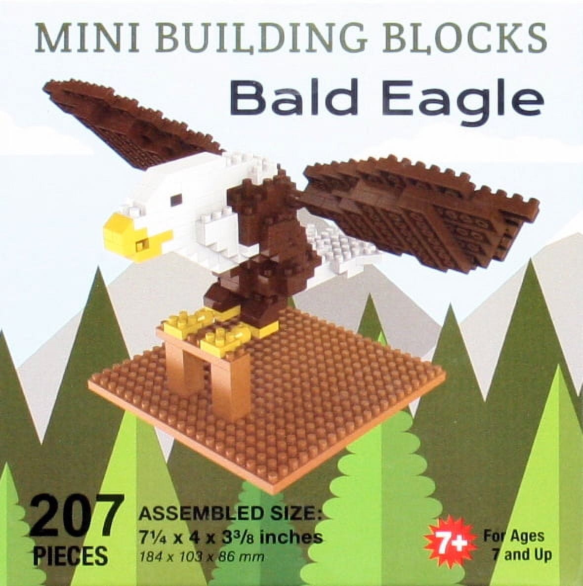 The Islander Group Mini Building Blocks Bald Eagle - Walmart.com