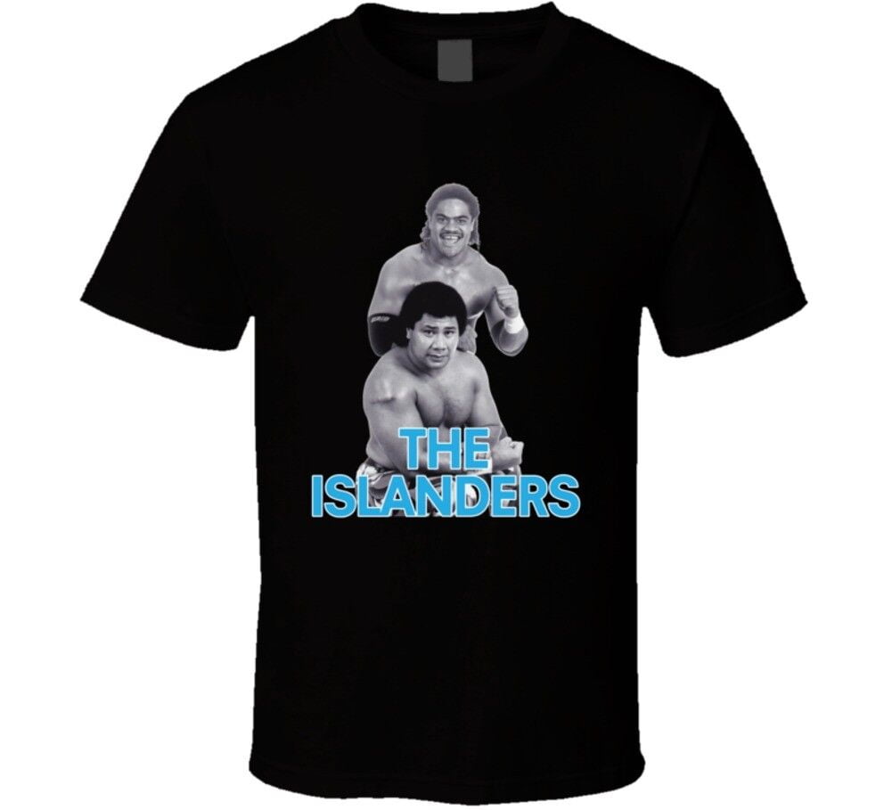 The Islanders Retro Wwf Tag Team Haku Tama Wrestling T Shirt - Walmart.com