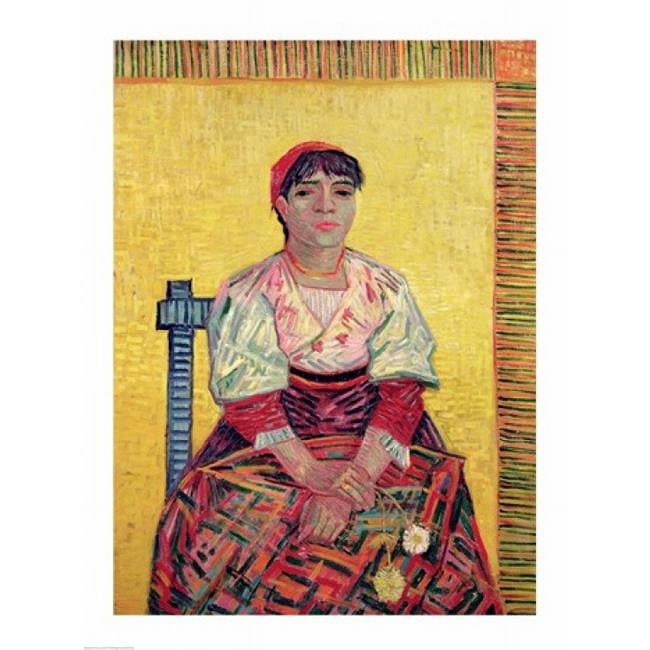 The Italian: Agostina Segatori, 1887 Poster Print by Vincent Van Gogh ...