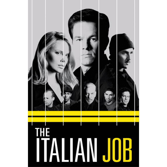 The Italian Job 2003 Movie Poster 24x36 | Classic Heist Film | Action ...