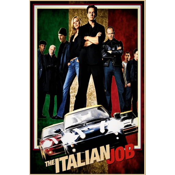 The Italian Job 2003 Movie Poster 24x36 | Heist Film | Mark Wahlberg ...