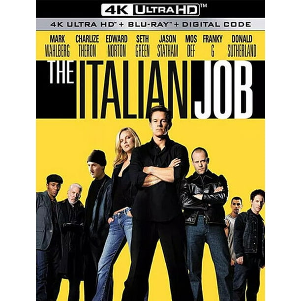 The Italian Job (4K Ultra HD + Blu-ray + Digital Copy), Paramount ...