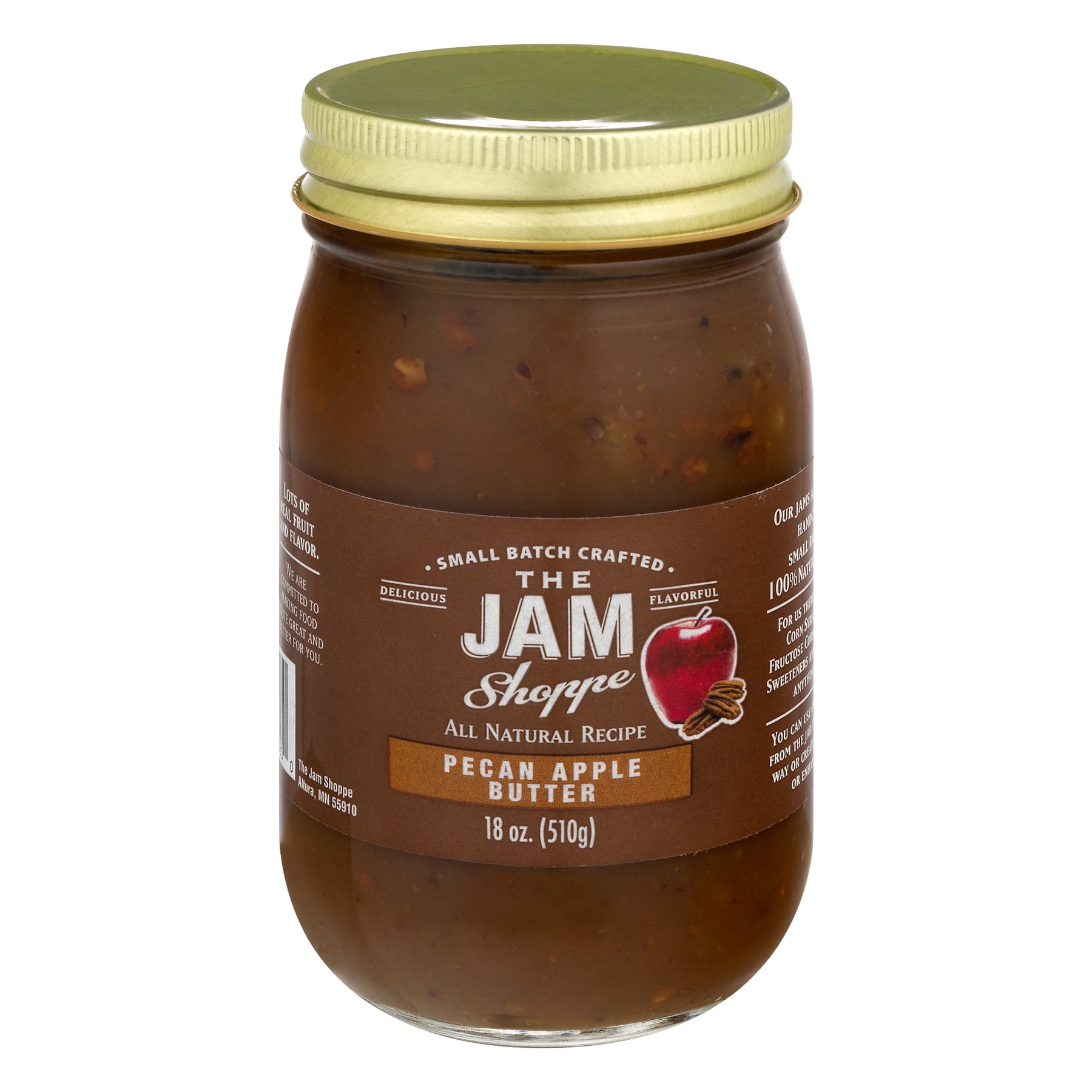 The Jam Shoppe Peanut Apple Butter, 18.0 OZ - Walmart.com