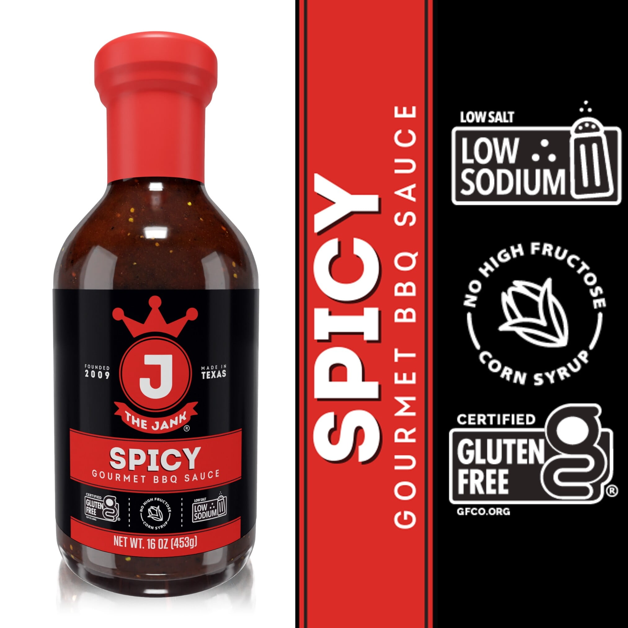 The Jank Spicy Gourmet BBQ Sauce-Just A Little Kick - Walmart.com