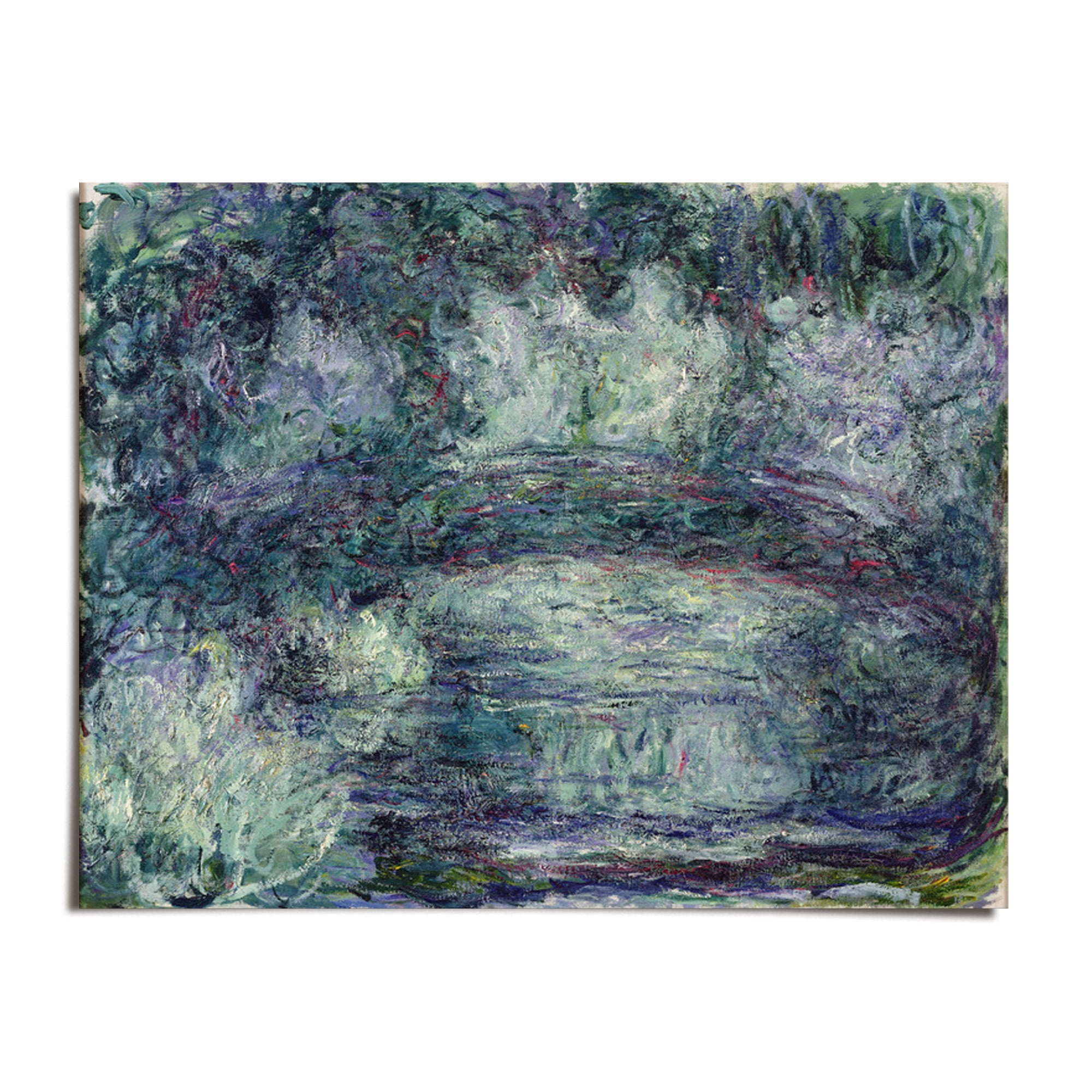 The Japanese Bridge, 1918-19 Oil On Canvas See Detail 382336 Photograph - Claude Monet - 10x12 ...