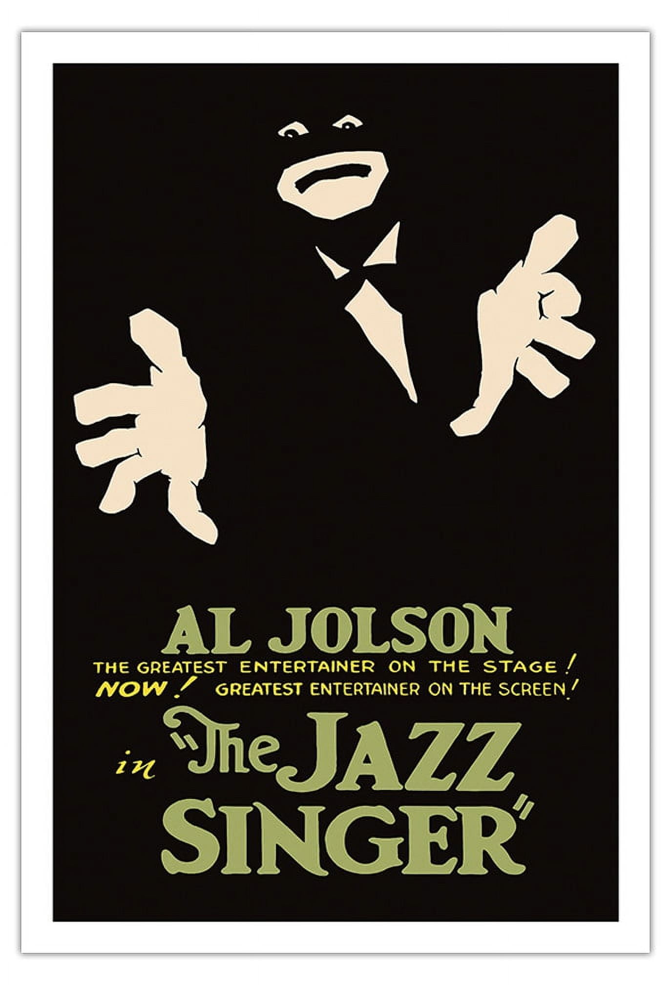 The Jazz Singer - Starring Al Jolson & May McAvoy - Vintage Film Movie ...