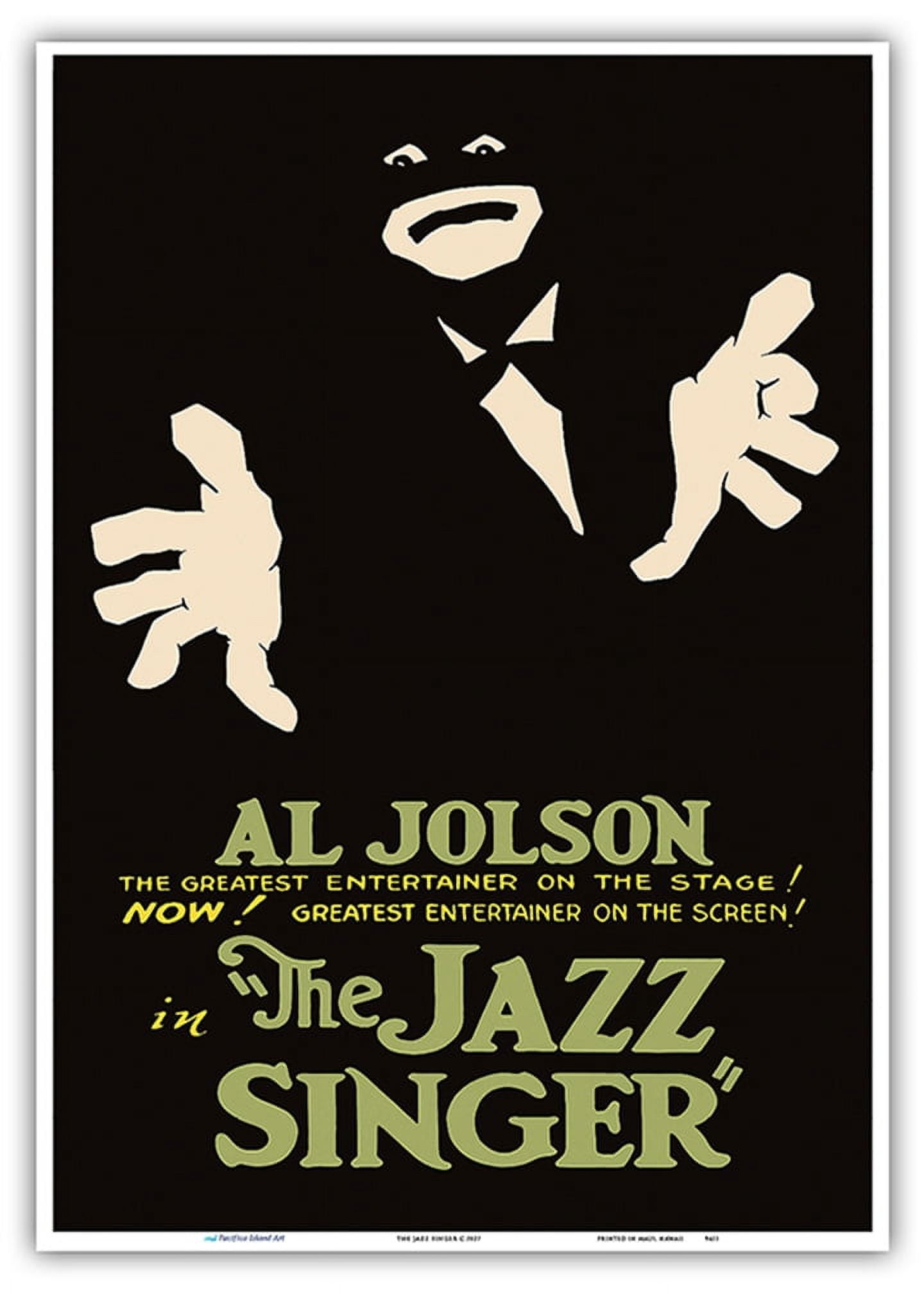 The Jazz Singer - Starring Al Jolson & May McAvoy - Vintage Film Movie ...