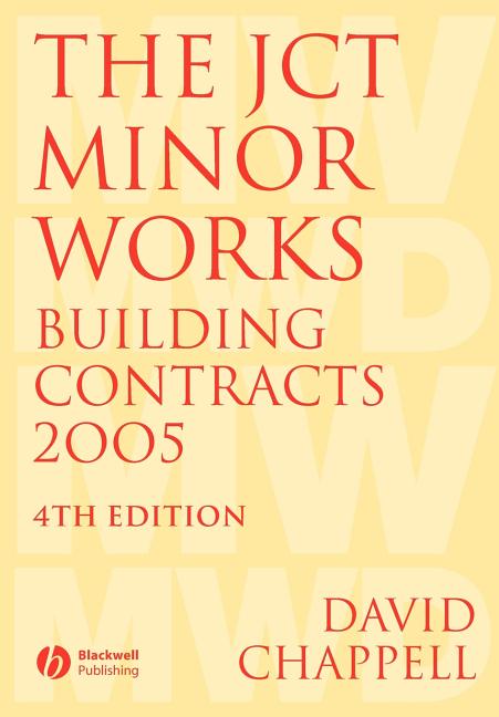 The Jct Minor Works Building Contracts 2005 (Paperback) - Walmart.com