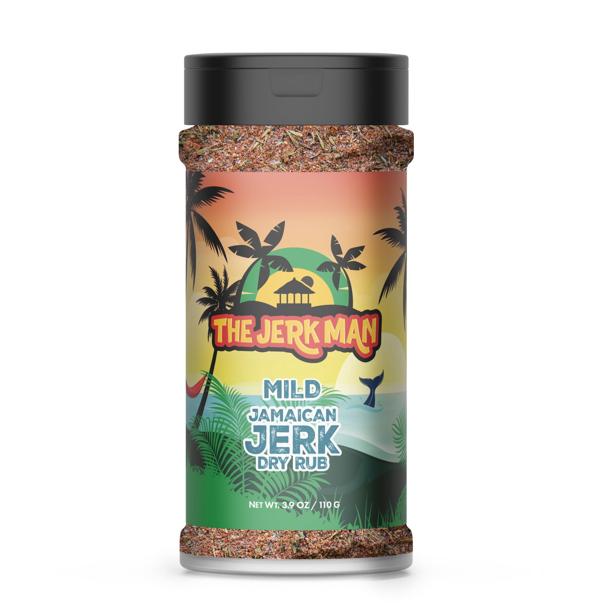 The Jerk Man's MILD (All-Purpose) MDA05 Jamaican Jerk Dry Rub, 3.9 ...
