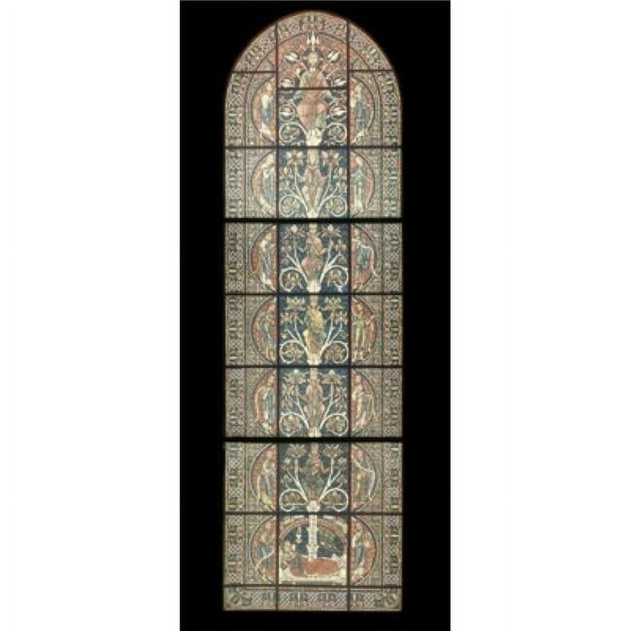 The Jesse Tree 12th Century Stained Glass Chartres Cathedral France ...